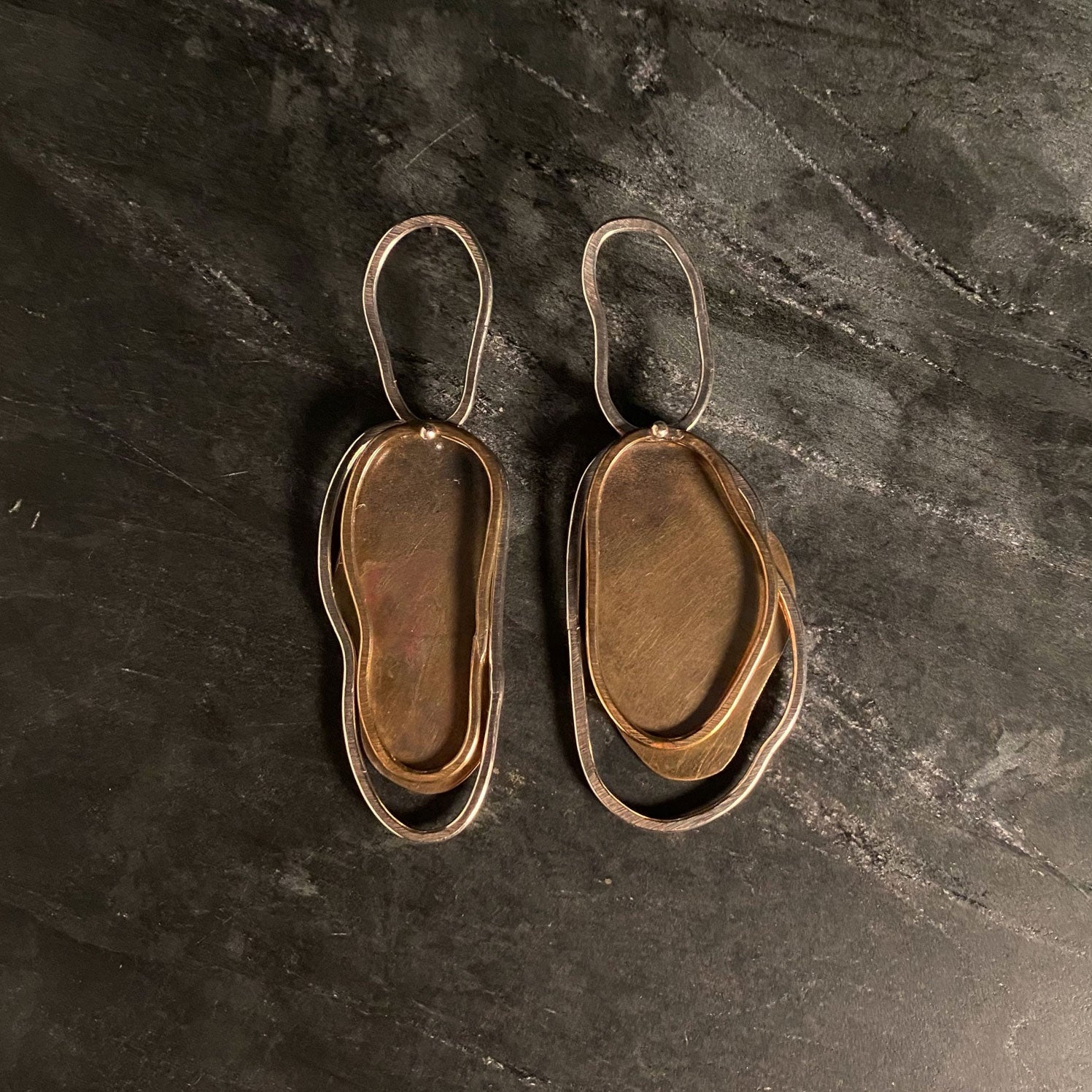 Contour Earrings – Blueprint Metals